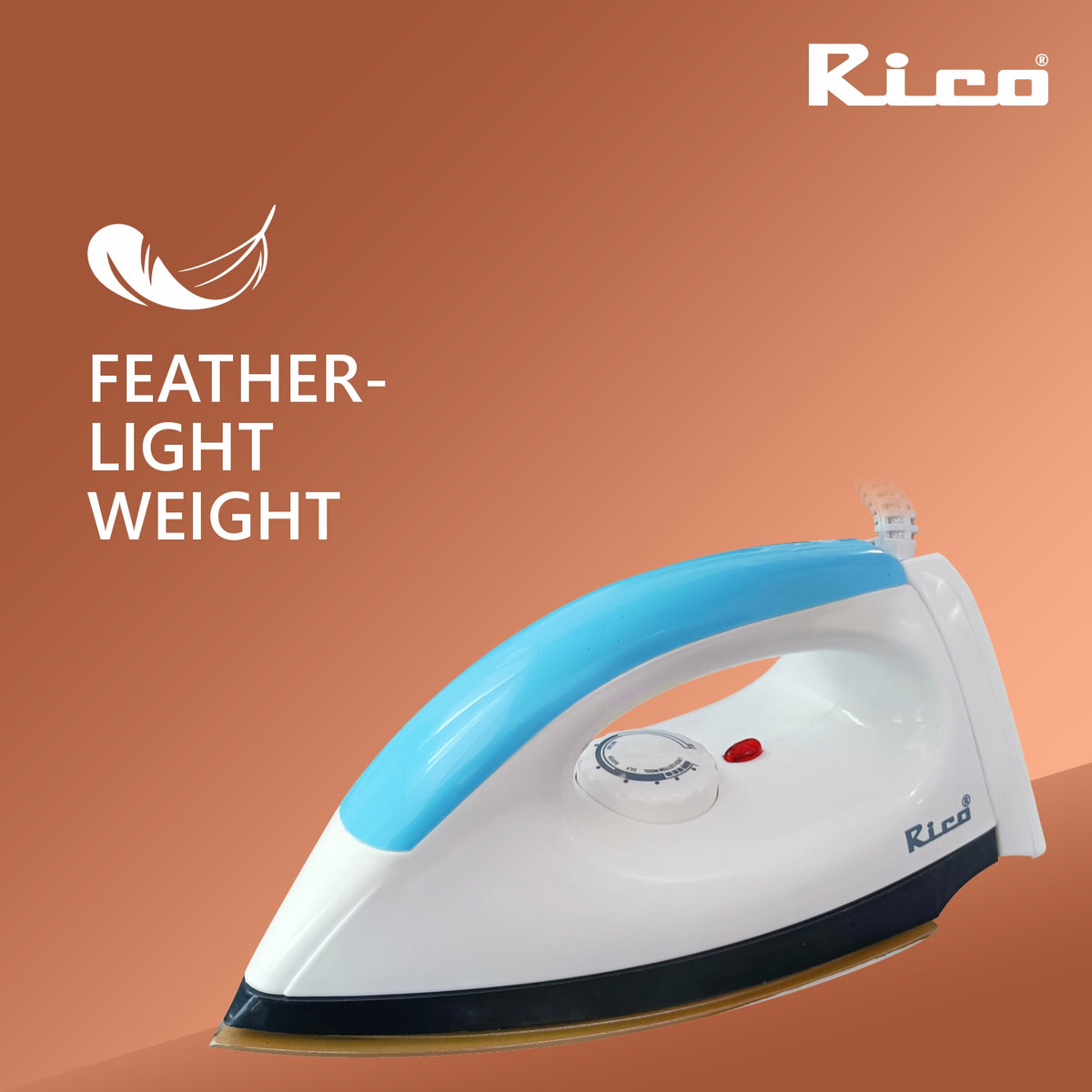 Rico Iron Dry AI04 750W (White) - RIC021– Rico Mauritius