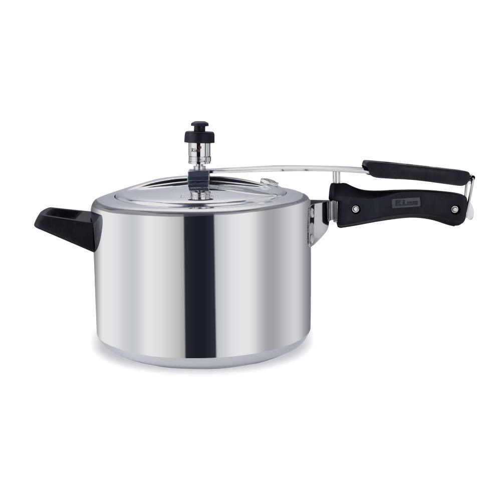 Rico PCIL8 Inner Lid 8 Litres Pressure Cooker (Silver).– Rico Mauritius