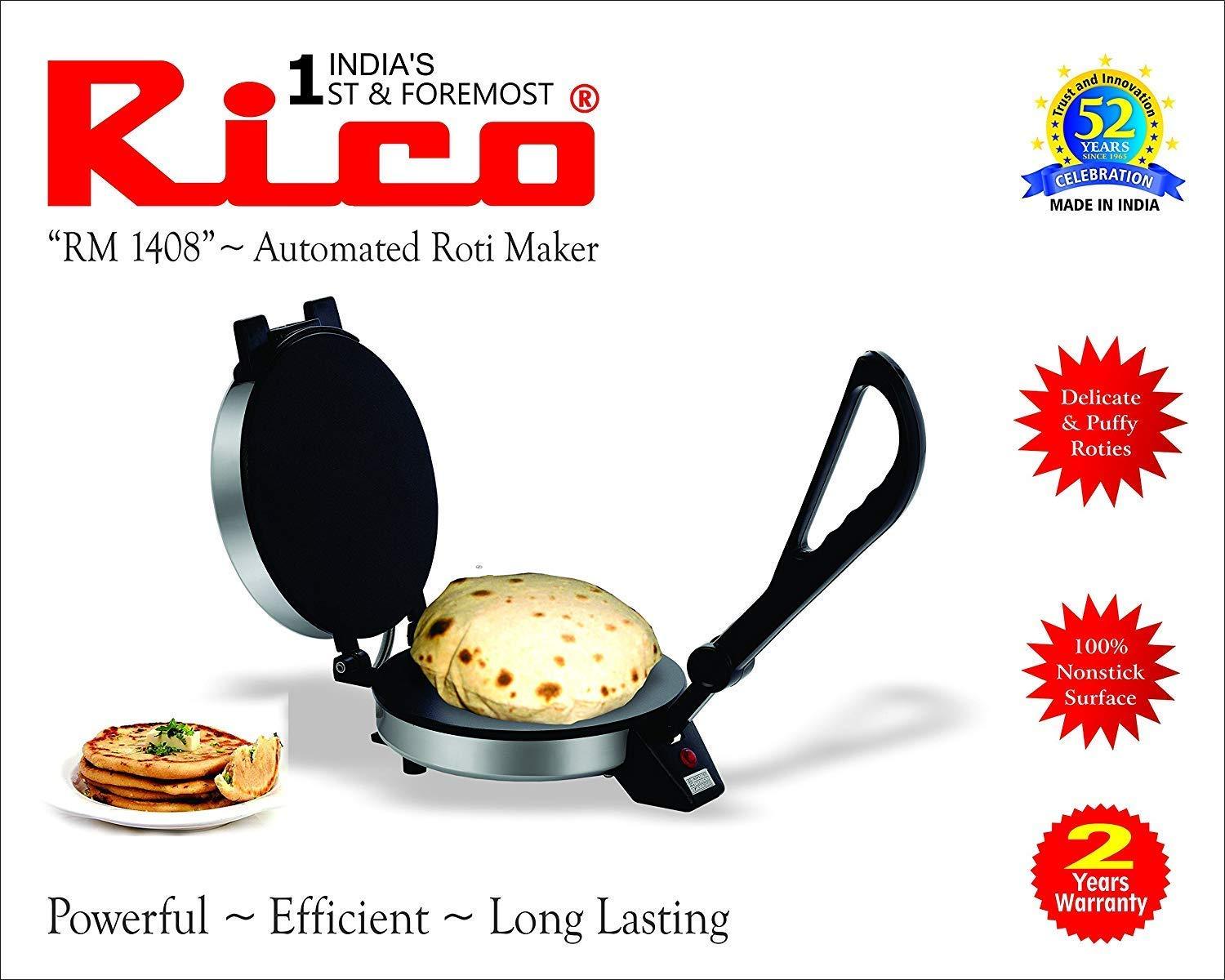 Rico Roti Maker Non Stick RM1408(Black) - RIC080– Rico Mauritius