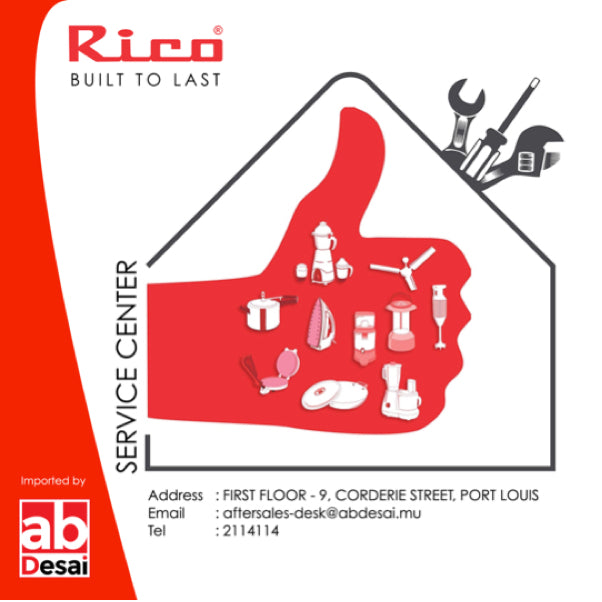 Rico Roti Maker Non Stick RM1408(Black) - RIC080– Rico Mauritius